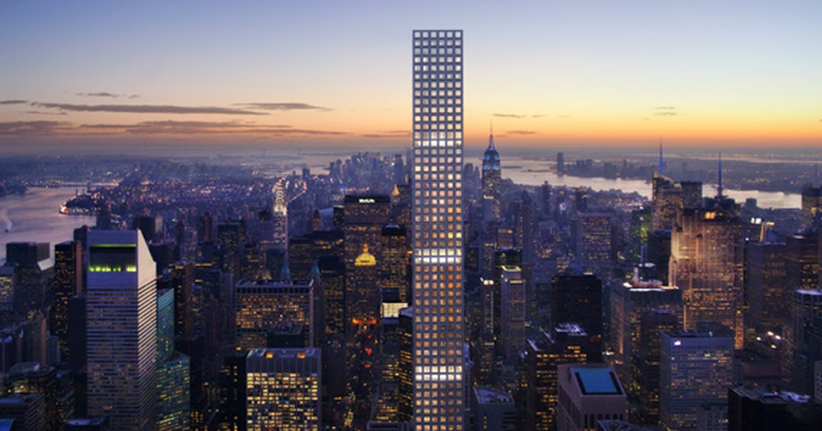 Economia - Prédio residencial que será o mais alto de NY fecha US$ 1 bi ...
