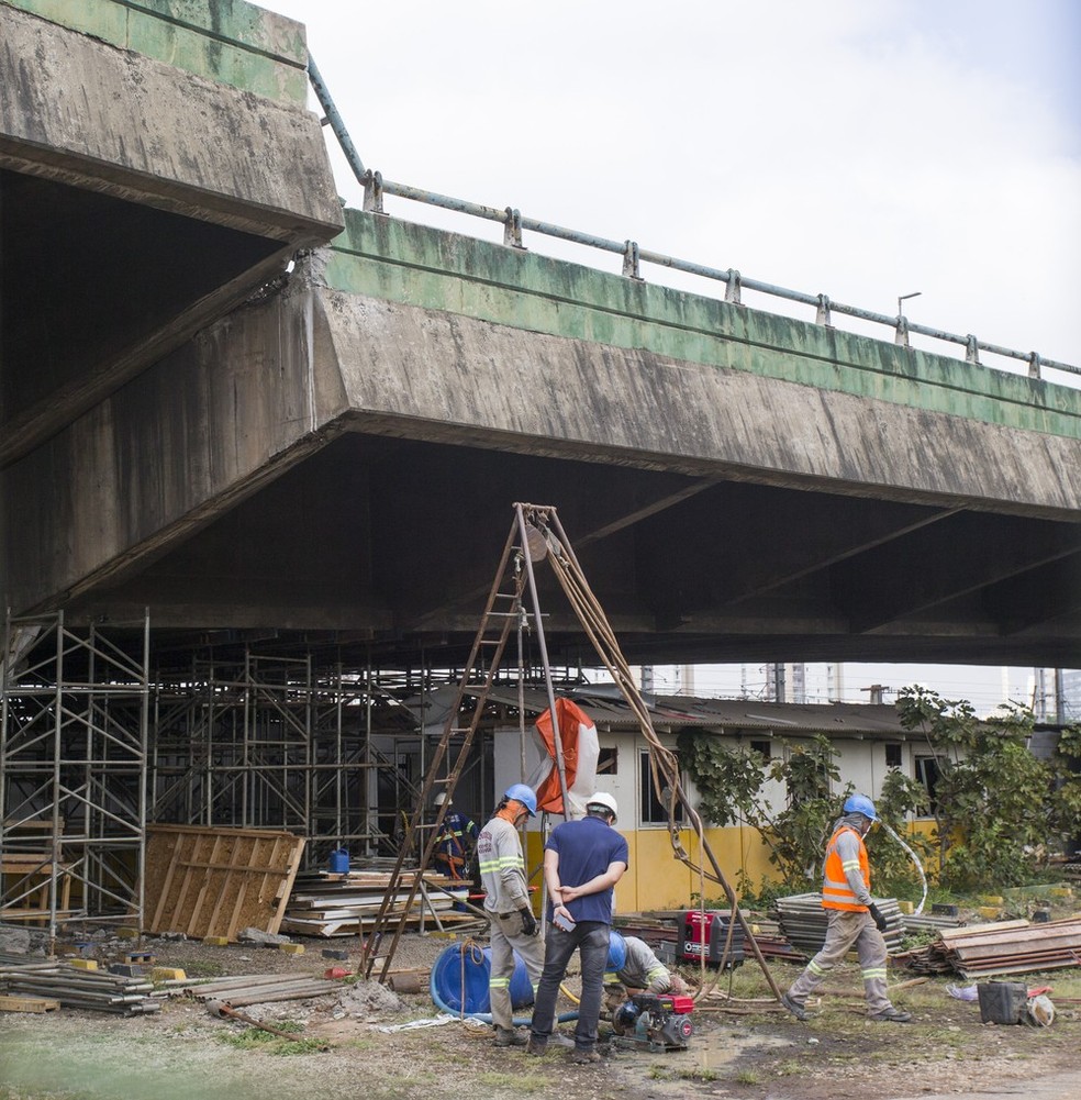 Viaduto Na Marginal Pinheiros Cedeu Mais Na Madrugada Deste Sábado Com
