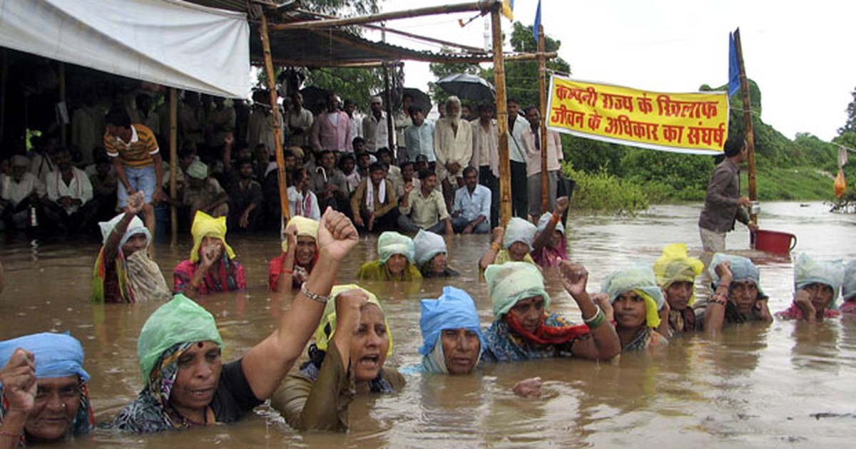 G1 - Indianos passam duas semanas debaixo d´água em protesto - notícias ...