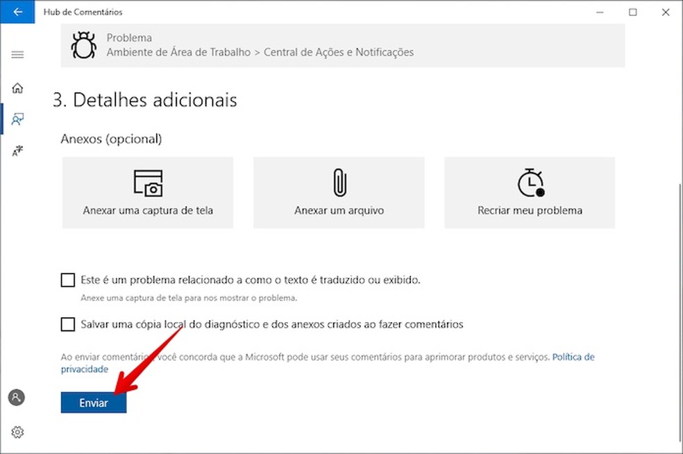 Como reportar um problema no Windows 10 – Tecnologia Mundo