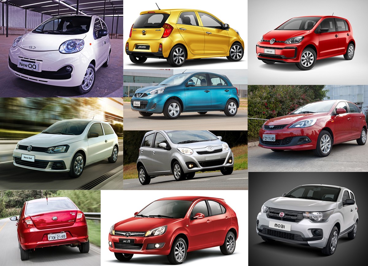 LISTA: veja os 10 carros zero mais baratos do Brasil | Auto Esporte | G1