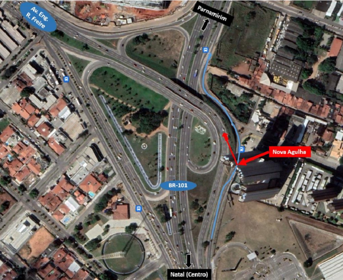 Dnit implanta nova agulha de acesso da marginal da BR-101 para o ...