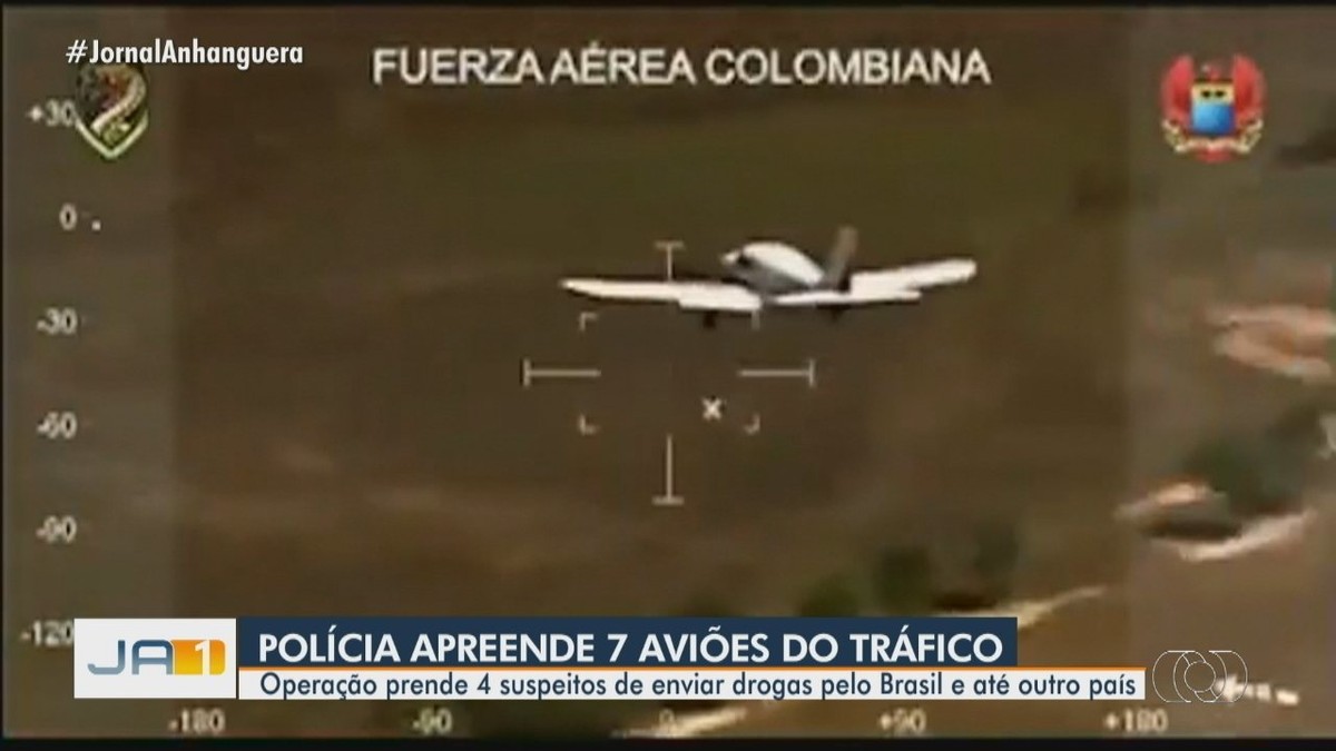 Operação Prende Quatro Suspeitos E Apreende Sete Aviões Em Goiás Que