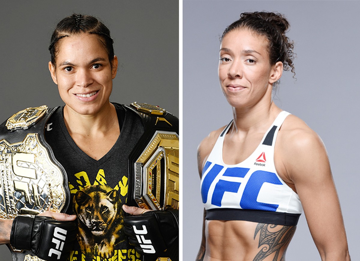 Amanda Nunes põe cinturão peso-galo em jogo contra Germaine de Randamie ...