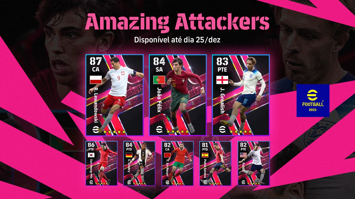 eFootball 2023 lança card especial de Lewandowski e mais atacantes ...
