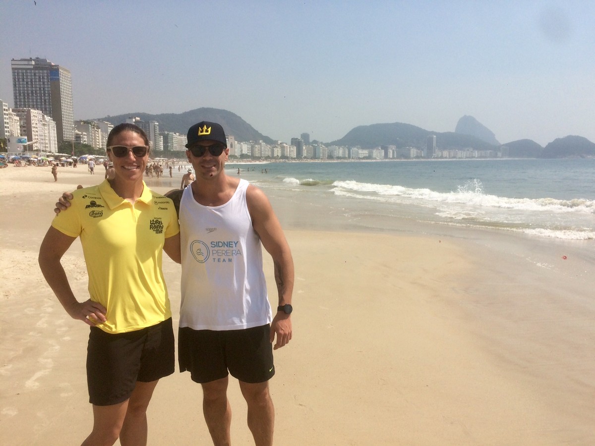 Em prol do tratamento de câncer, Megan Melgaard e Horácio Couto nadam ...
