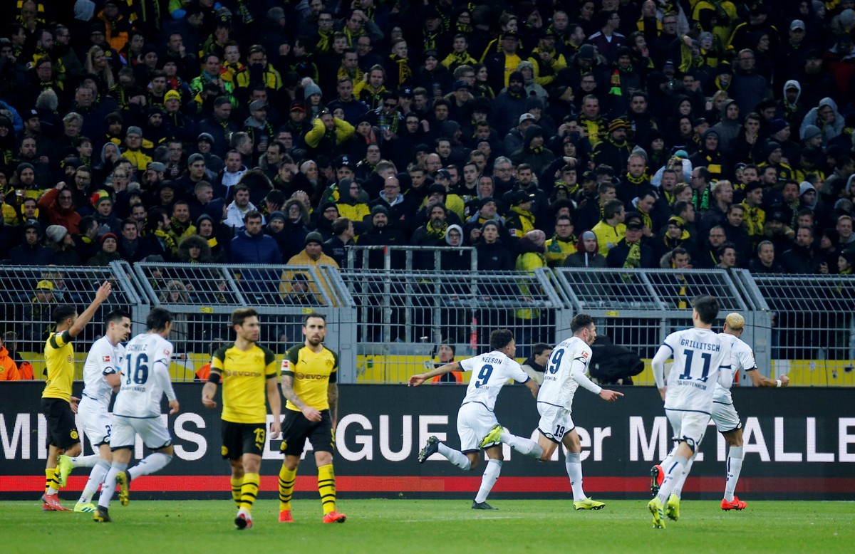 Borussia Dortmund abre 3 a 0, mas cede empate ao Hoffenheim nos últimos ...