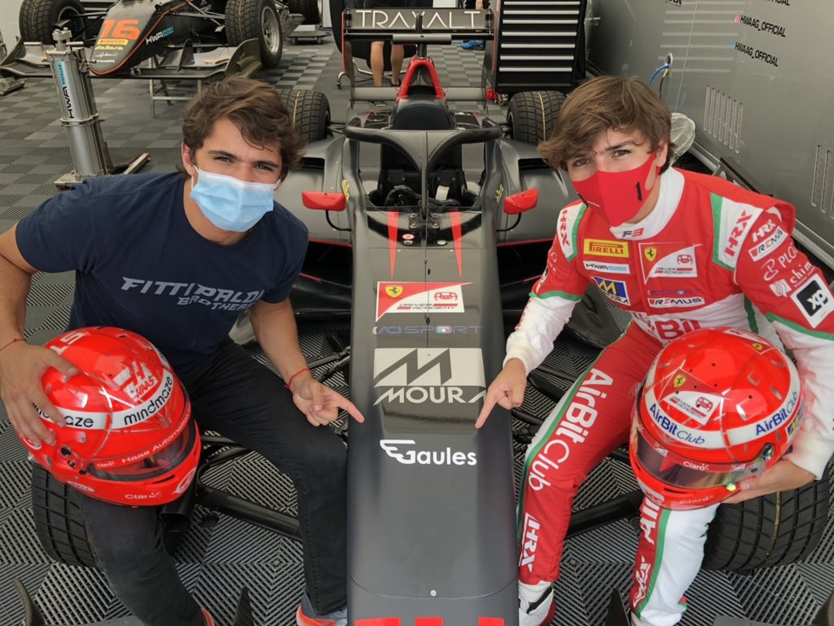 Carro de Enzo Fittipaldi na F3 terá homenagem a Gaules | esports | ge