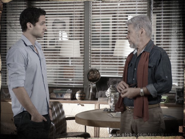 Lua (Fernando Belo) pede que Zico (José Mayer) retire queixa contra ...