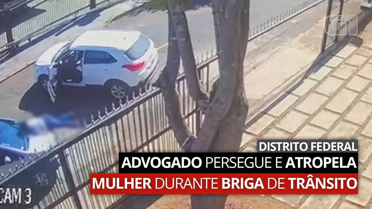 VÍdeo Advogado Persegue E Atropela Mulher Durante Briga De Trânsito No