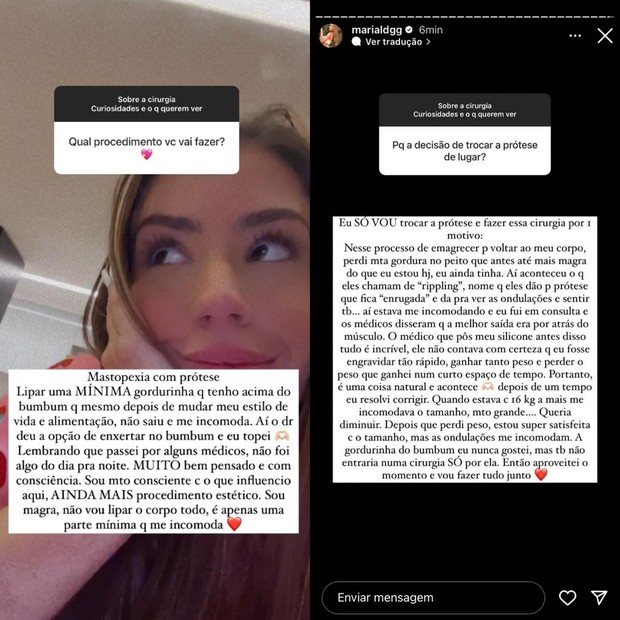 Maria Lina retoma treinos e exibe resultado: "Bundinha dela voltando ...