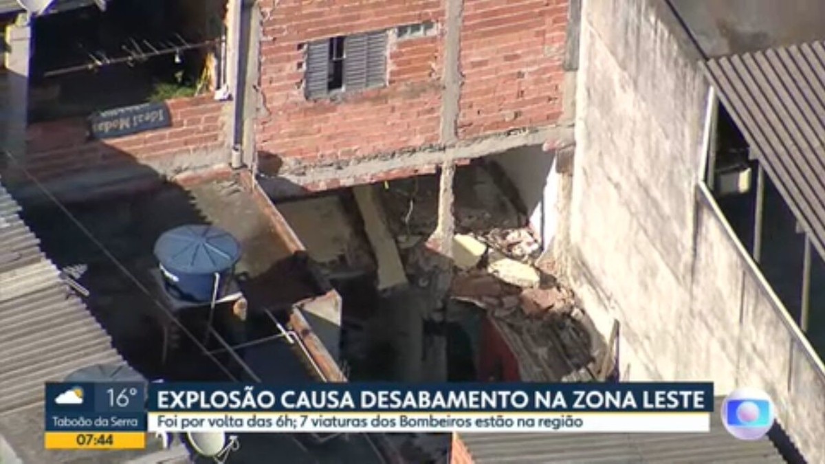 Casa desaba após explosão na Zona Leste de SP e deixa feridos | São ...