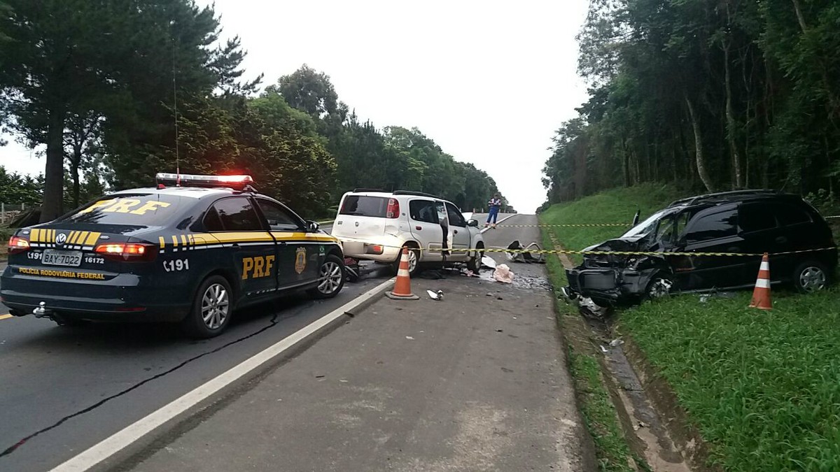 Uma pessoa morre e três ficam feridas em acidente na BR-277, em Palmeira | Campos Gerais e Sul | G1