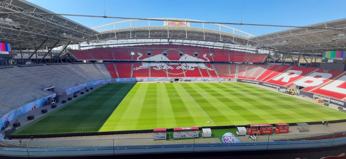 RB Leipzig vai estrear nova pintura do estádio na Supercopa da Alemanha ...