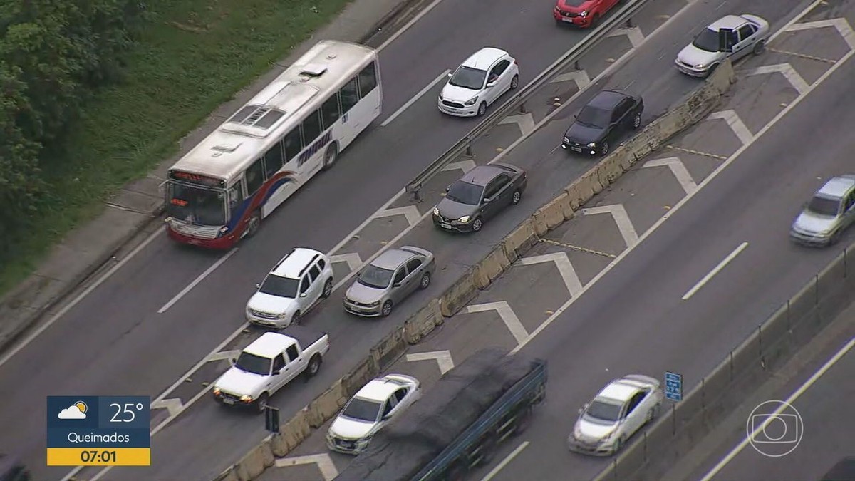 Motoristas fazem ‘fila da bandalha’ para fugir de trânsito na Via Dutra ...