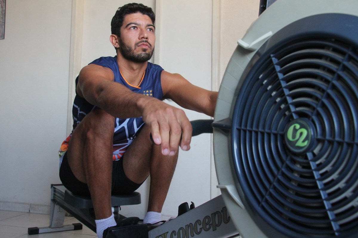 Em quarentena com a família, remador do Vasco da Gama fala sobre rotina de treinos em casa ...