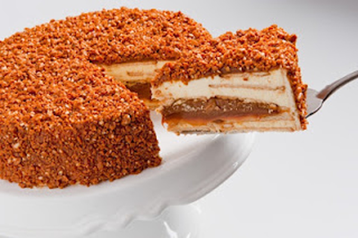 Torta Crocante De Doce De Leite Receitas Gshow Gshow