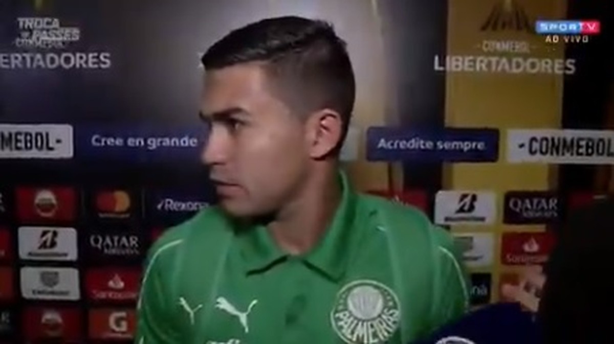 Técnico do Godoy Cruz encara Dudu, do Palmeiras, na zona mista e ...