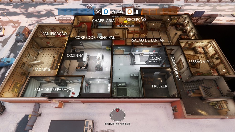 Café Dostoiévski no Rainbow Six Siege: veja lugares e pontos de ...