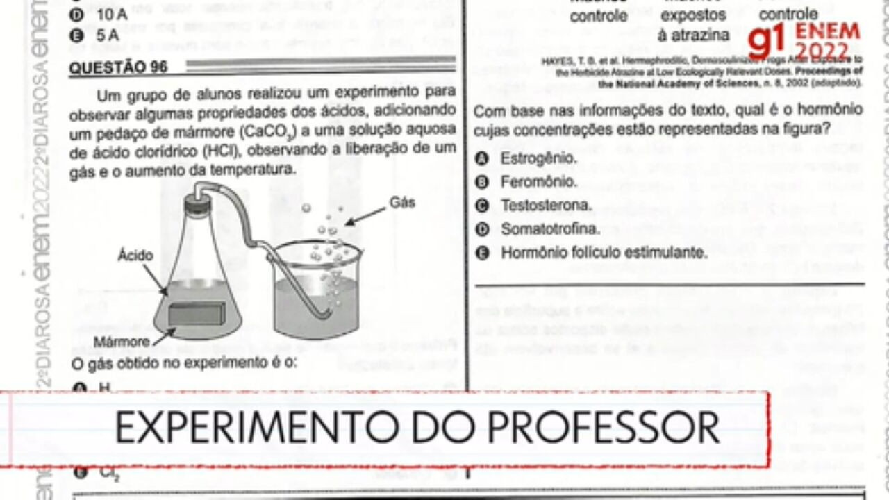 VÍDEOS ENEM 2022: Correção da prova - 2° dia | Enem | G1