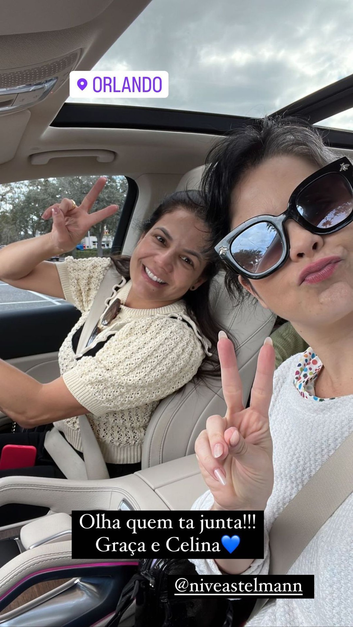 Samara Felippo posta encontro com Nívea Stelmann nos EUA: 'Graça e ...