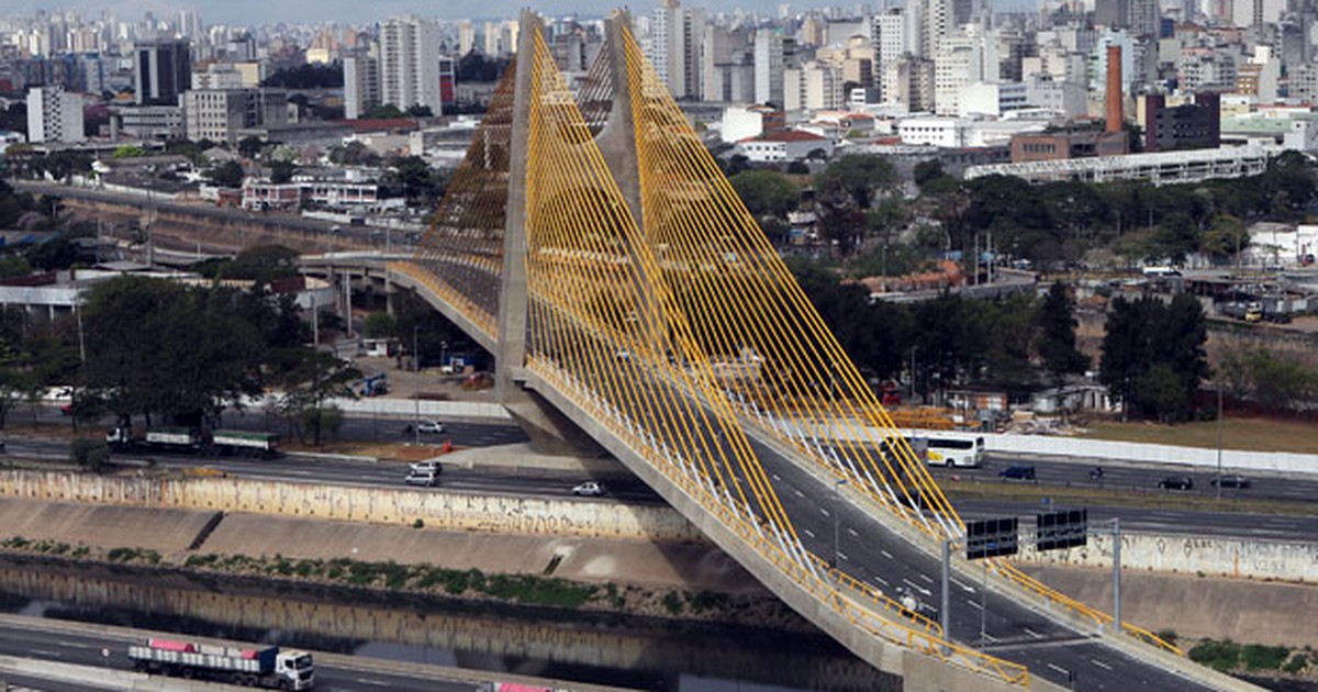 G1 - Ponte estaiada na Marginal Tietê será inaugurada nesta quarta ...