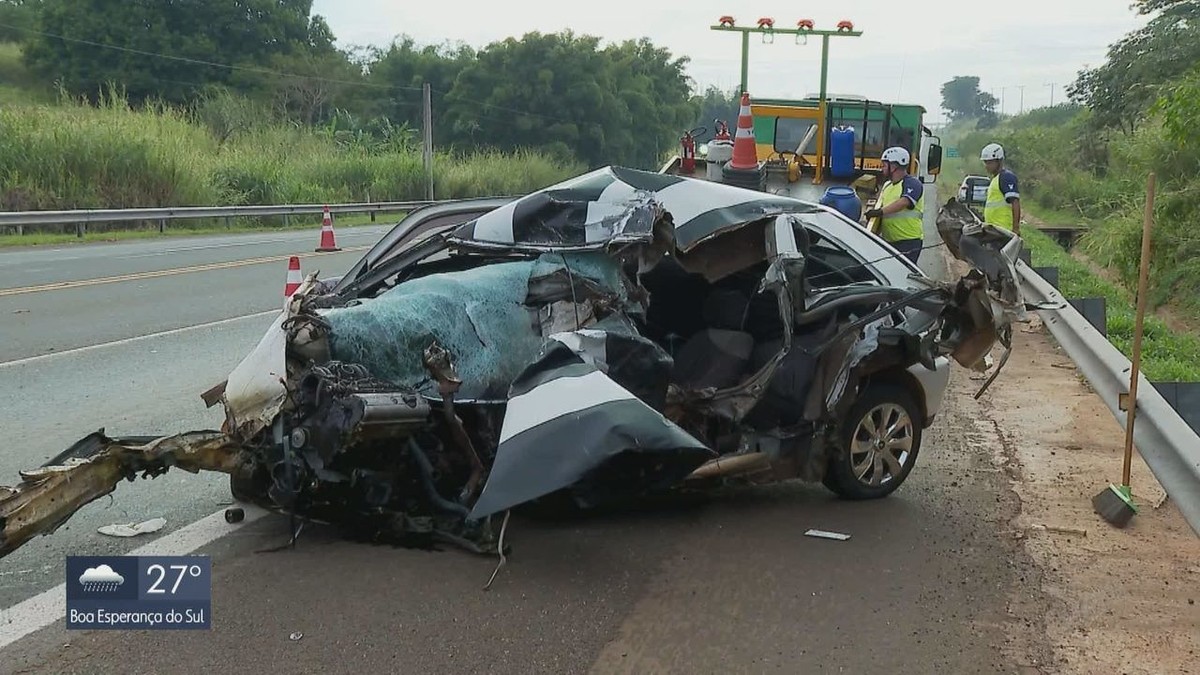Motorista morre em Araraquara após grave acidente na rodovia SP-255 | São Carlos e Araraquara | G1