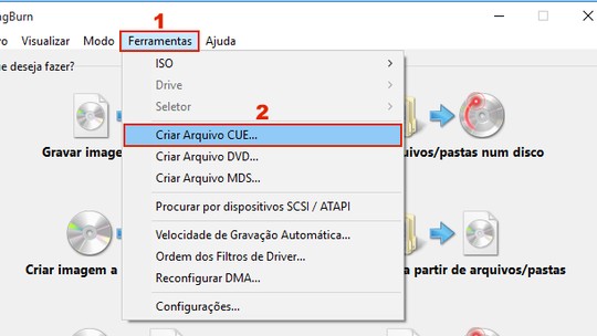ImgBurn | Software | TechTudo