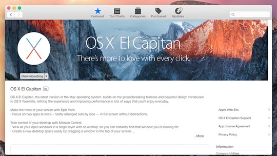 OS X El Capitan | Software | TechTudo