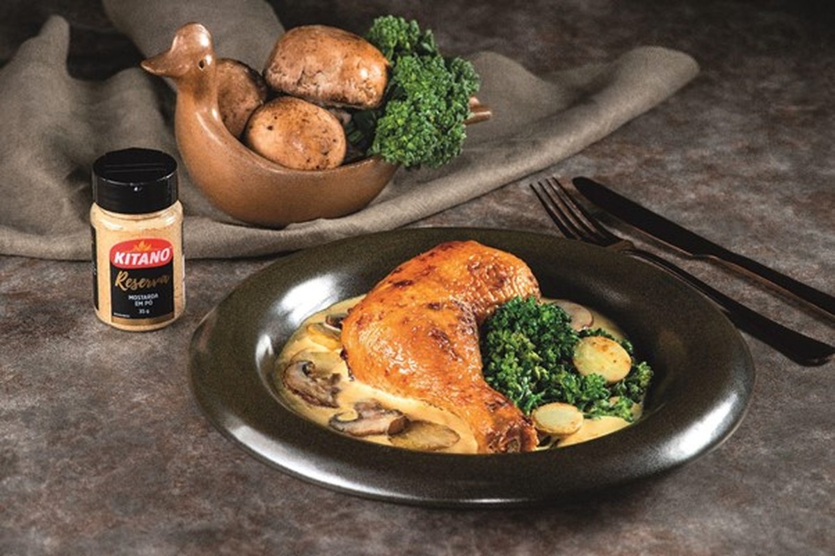 Frango ao molho de mostarda: aposte em cor intensa e sabor marcante ...