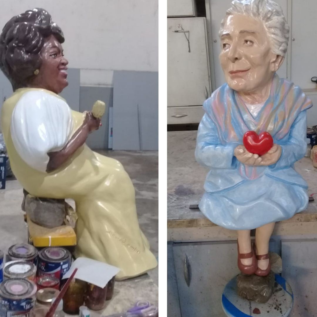 Esculturas de Dona Ivone Lara e Nise da Silveira serão inauguradas, lado a lado no Rio | Ancelmo ...