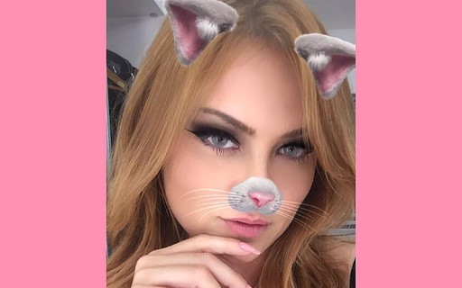 Ellen Rocche usa filtro de gatinha: "miau" - GQ | Musa