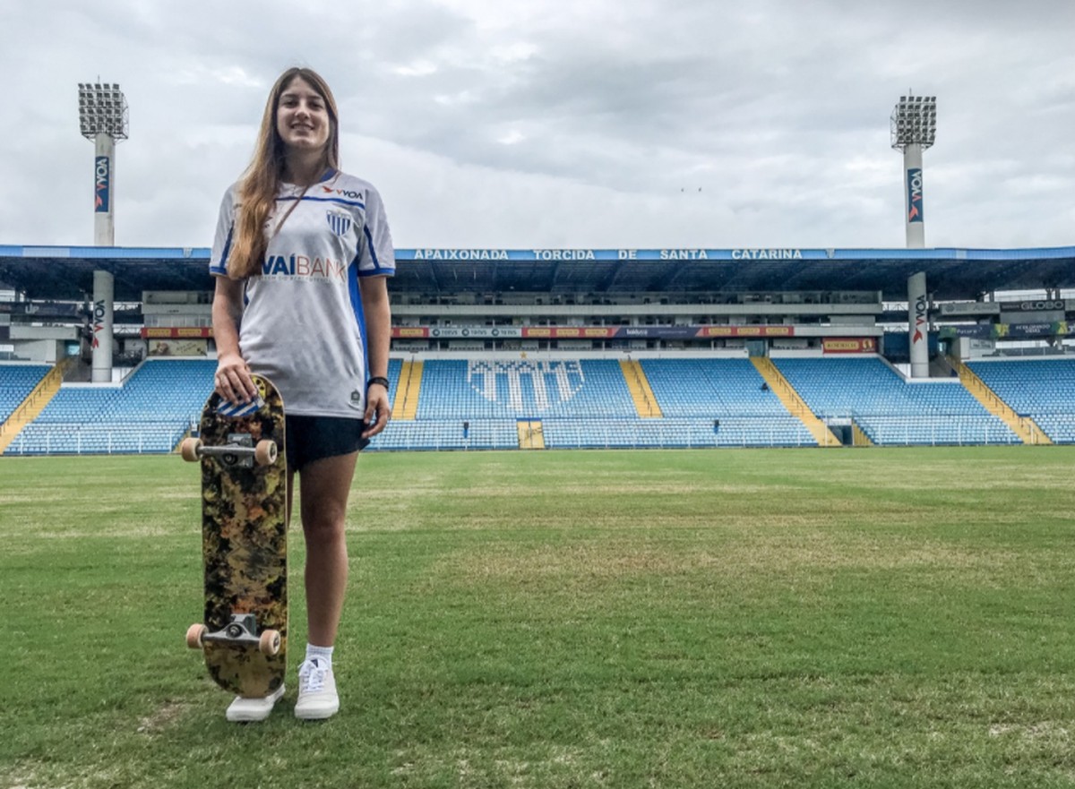 Skatista do Avaí, Emily Antunes tem expectativa por vaga na Olimpíada ...