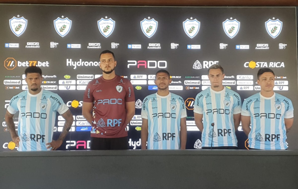 Londrina apresenta pacotão com cinco reforços para a temporada 2023 ...