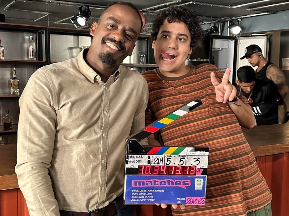 Raphael Logam e George Sauma gravam juntos nova série do canal Warner