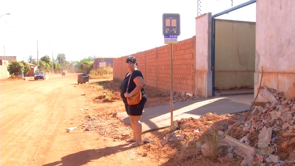 Moradores de Palmas aguardam ônibus debaixo de árvores e em banquinhos improvisados | Tocantins | G1