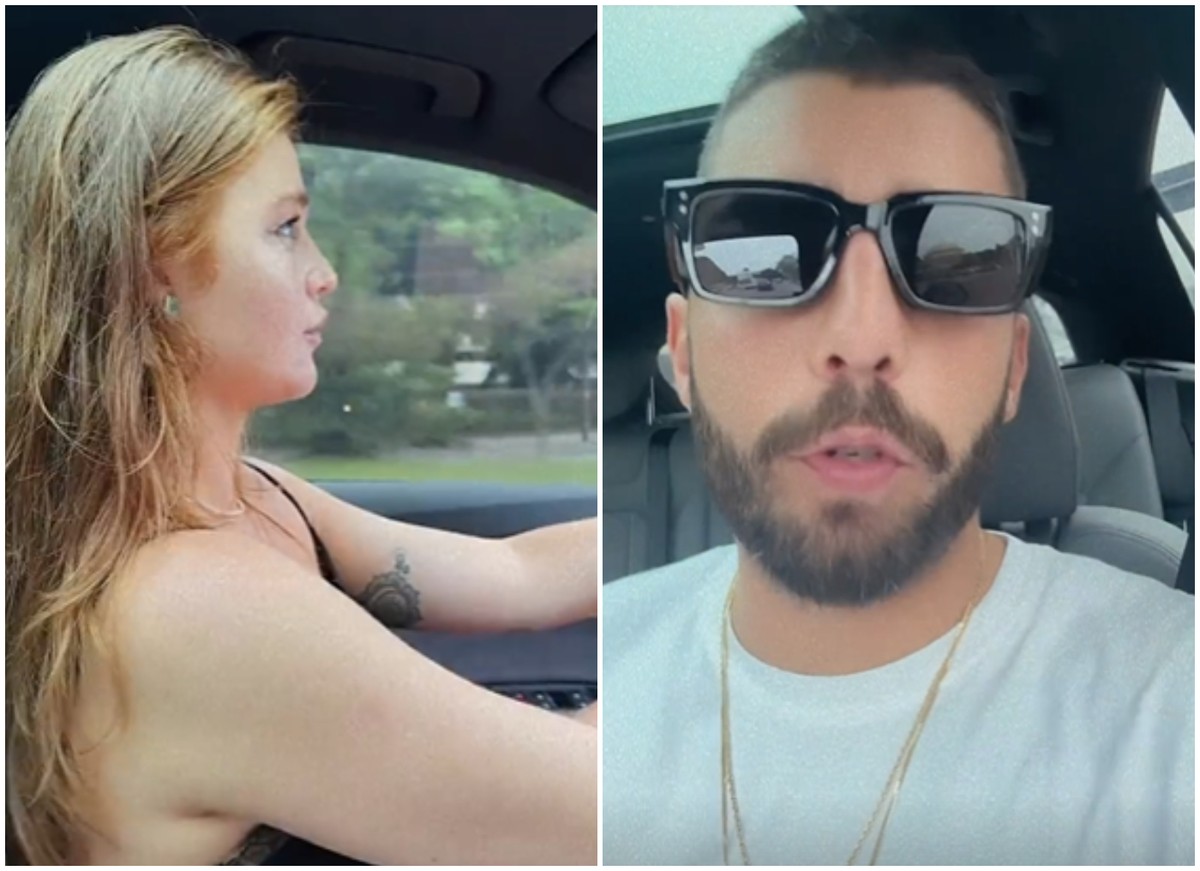 Prestes a dar à luz, Cintia Dicker dirige até a maternidade e é ...