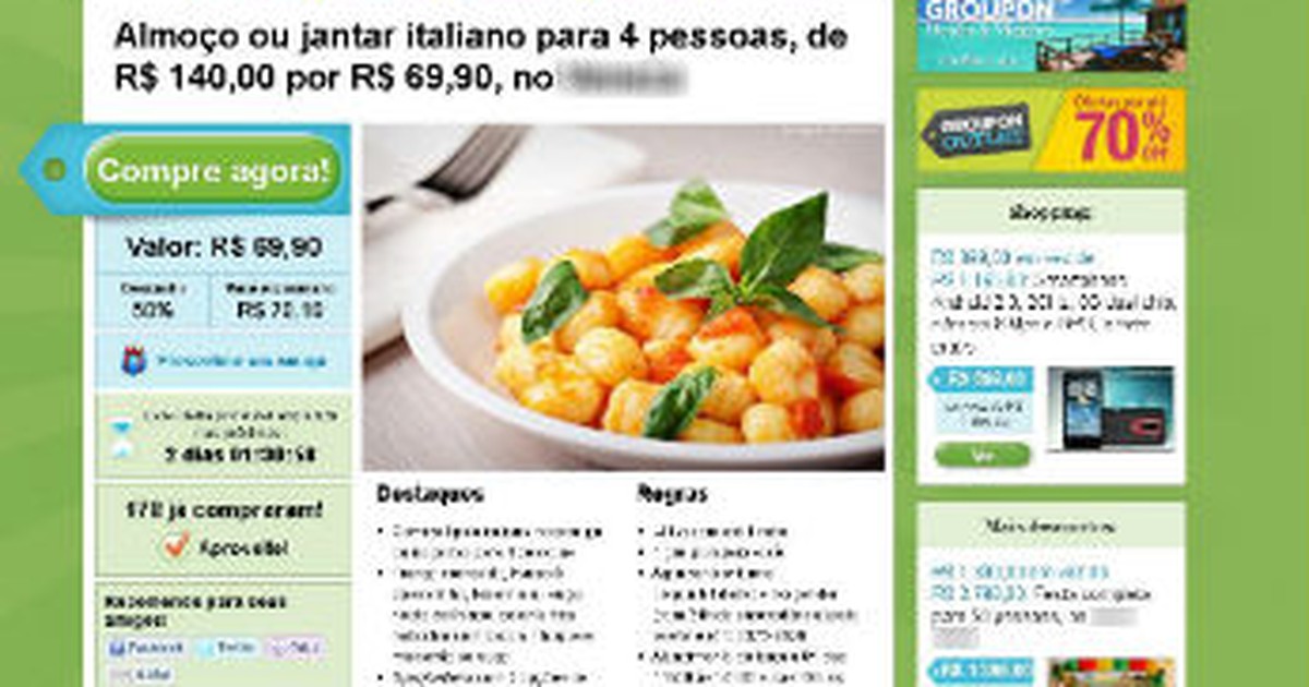 G1 - Groupon assina acordo com o MP para garantir ofertas anunciadas ...