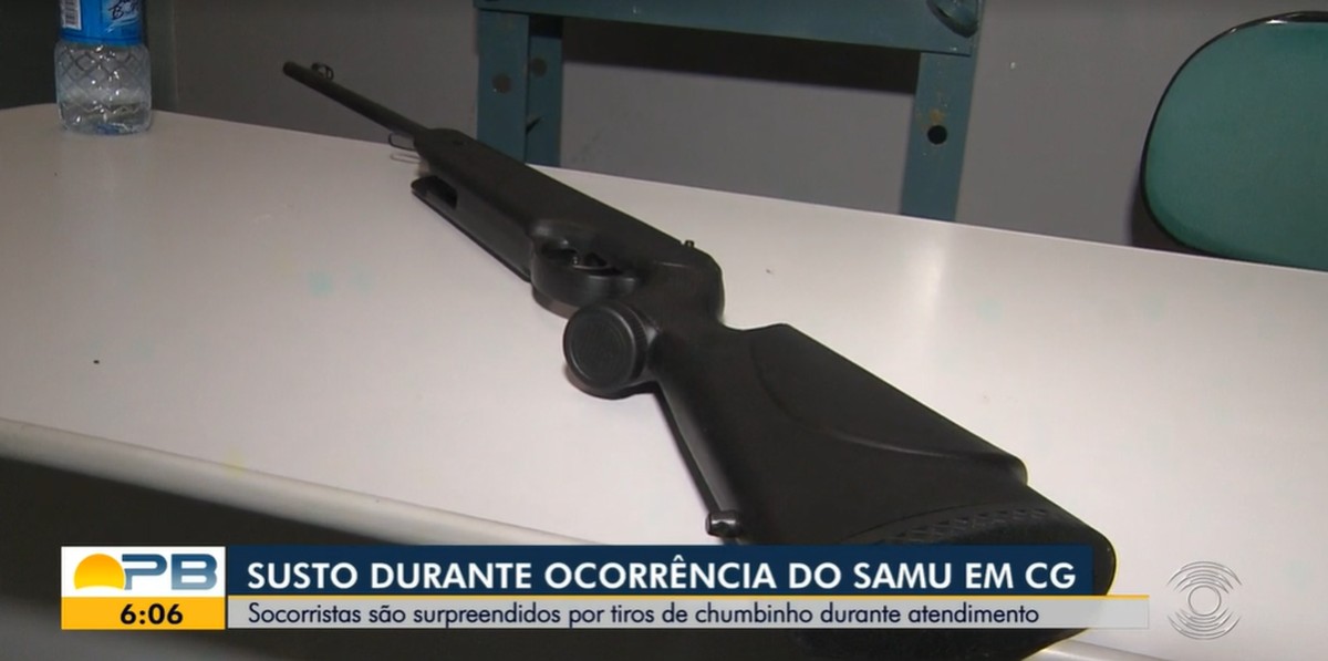Homem é Preso Suspeito De Atirar Em Ambulância Com Espingarda De