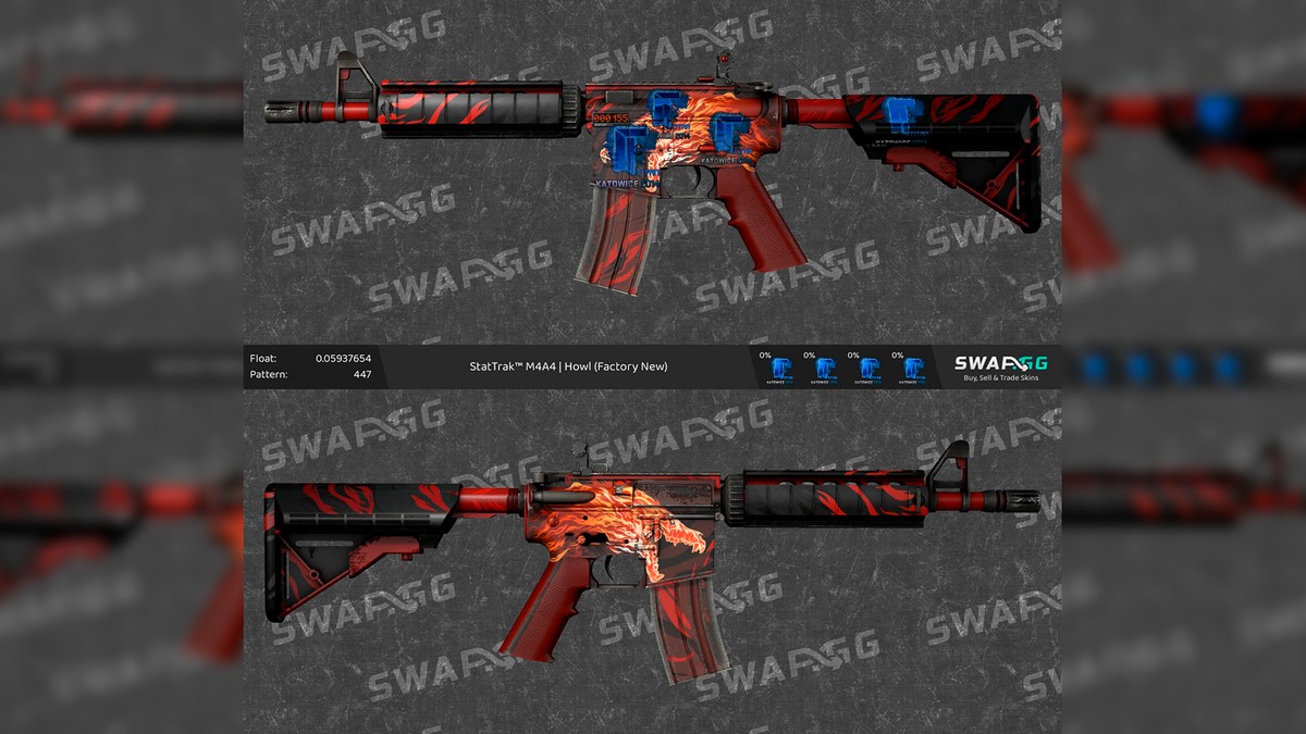 CS:GO: jogador aplica R$ 502 mil em adesivos em M4A4 Howl | cs:go | ge