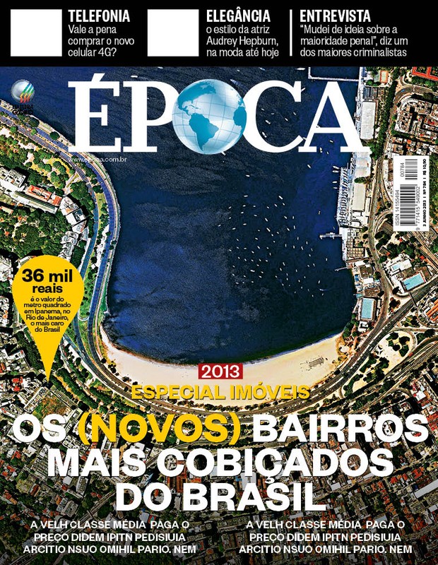 Capa da Época edição 799 - ÉPOCA | Faz Caber
