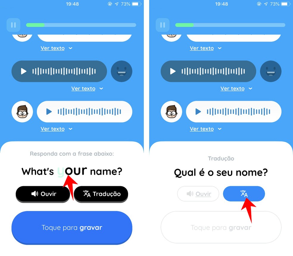 Como usar o aplicativo Falou para aprender inglês pelo celular ...