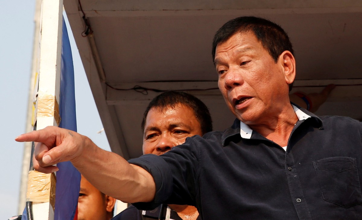 Presidente Rodrigo Duterte das Filipinas será candidato ao Senado em ...