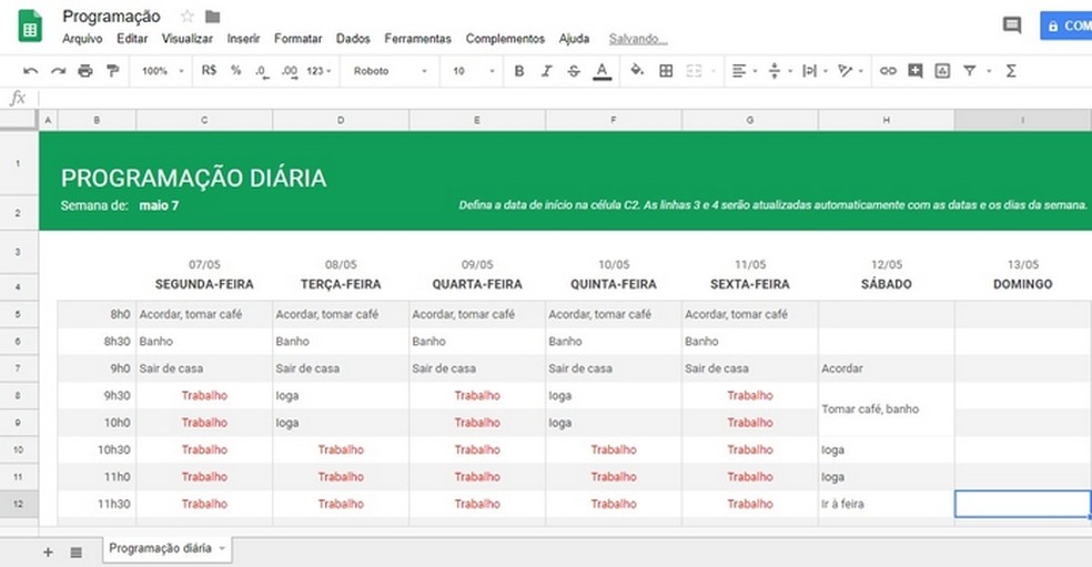 Sete planilhas do Google para organizar sua vida | Produtividade | TechTudo