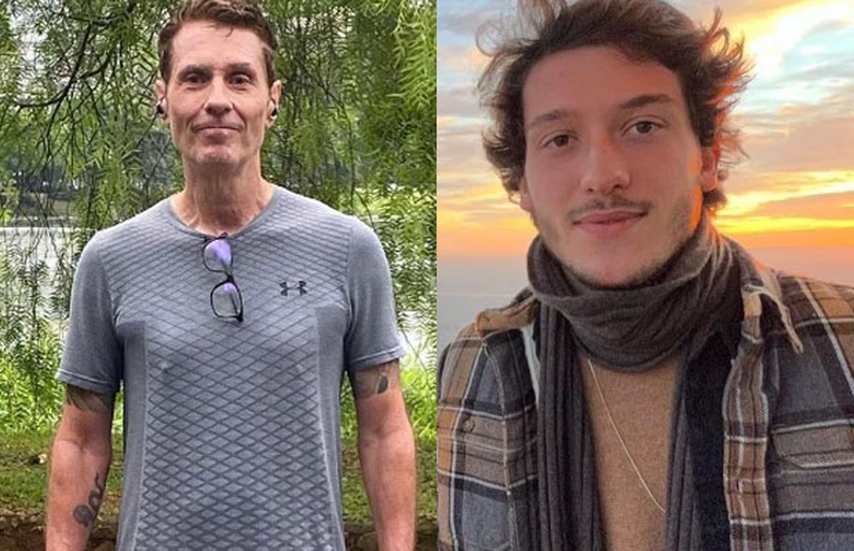 Dinho Ouro Preto posta foto rara em homenagem ao filho e causa frissom: 'Sua cópia ...