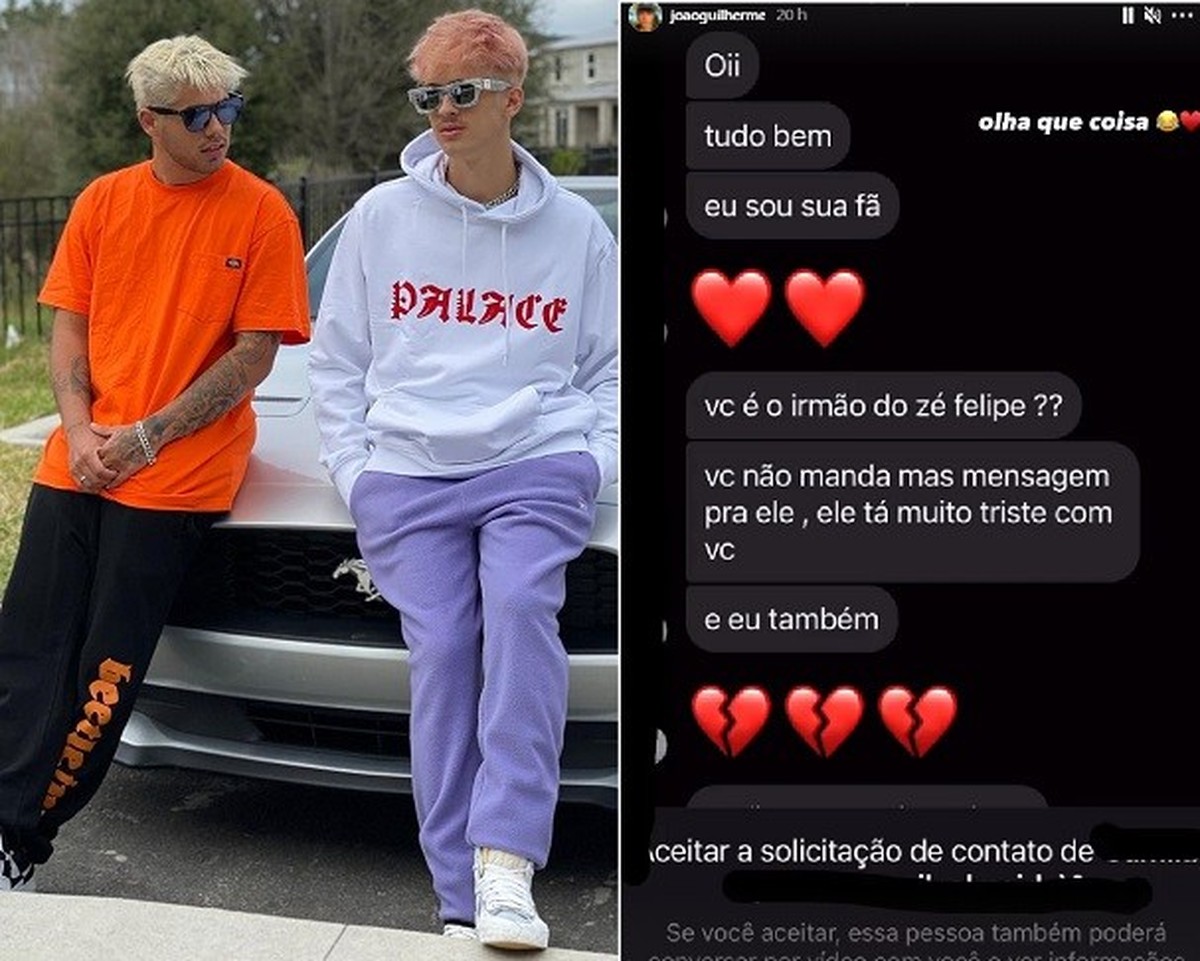 João Guilherme se diverte com fã indignada com relação do ator com o ...