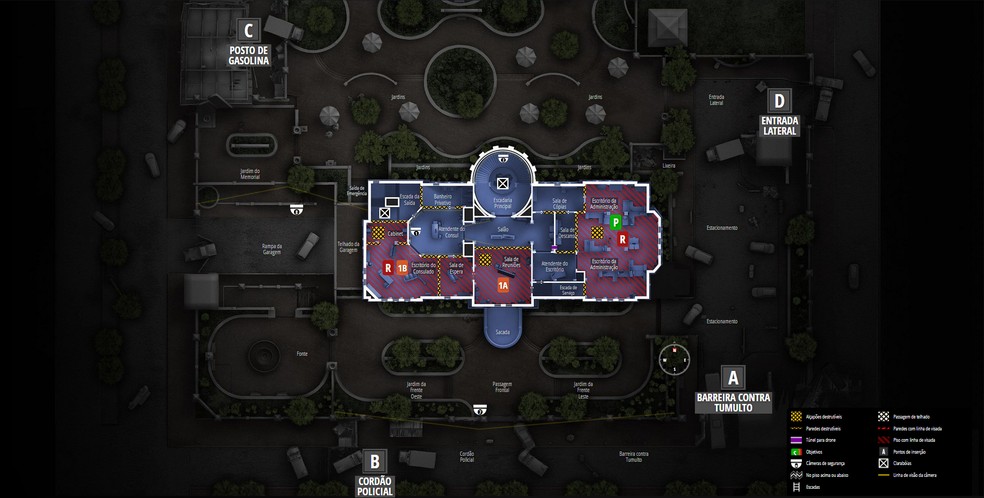 Consulado no Rainbow Six Siege: veja os lugares e pontos de referência ...