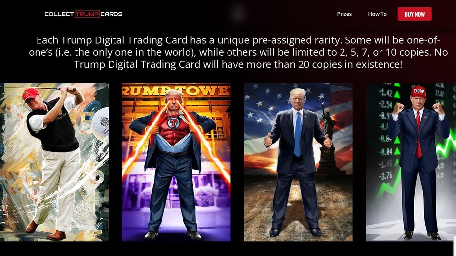 Donald Trump lança coleção de 45 mil NFTs | Criptomoedas | Valor Econômico