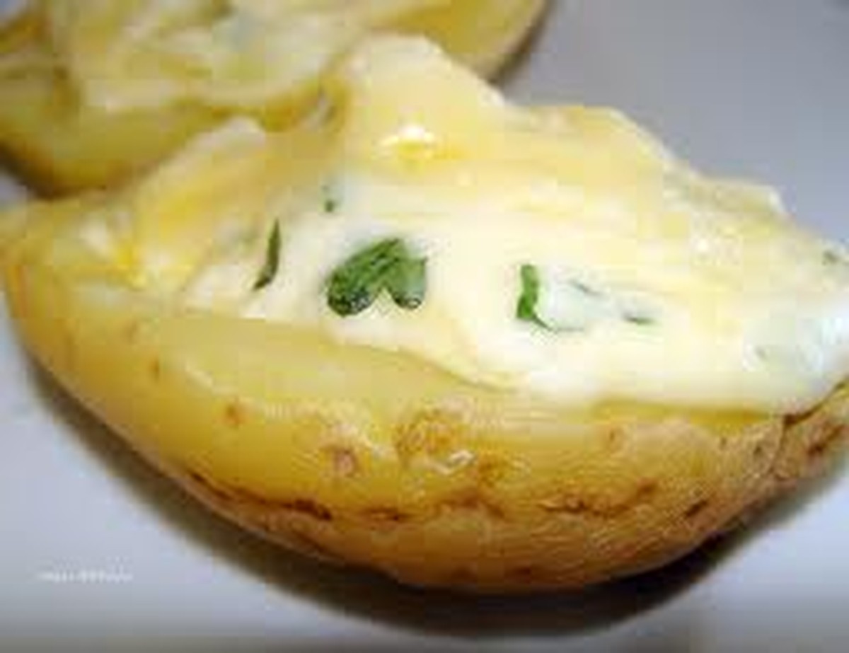 Batata com cream cheese | Receitas