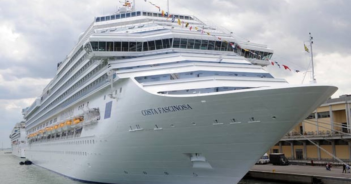 Economia - Costa Cruzeiros inaugura um novo navio gigante em Veneza